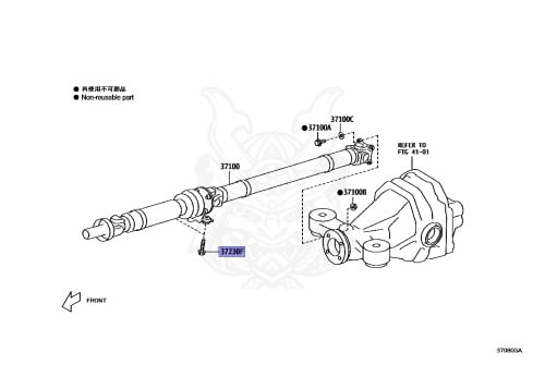 SU003-02843 - Toyota - Bolt, No.1 (for Center Support Bearing) - Nengun ...