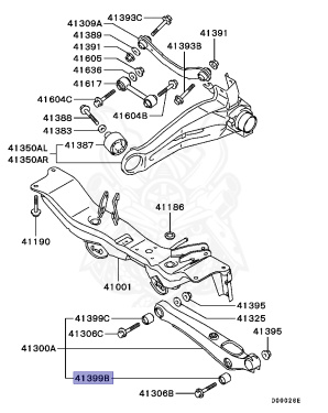 4113A062 - Mitsubishi - Bushing, Rr Susp Lwr Arm - Nengun Performance