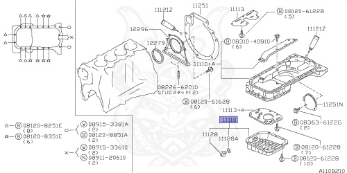 11110-52F10 - Nissan - Pan Assembly, Oil - Nengun Performance