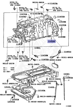 90250-10192 - Toyota - Flywheel Straight Pin - Nengun Performance