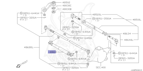 48611-VB900 - Nissan - Damper, Steering - Nengun Performance