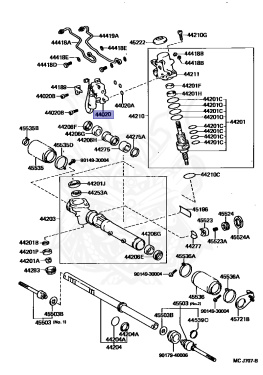 44020-50040 - Toyota - Valve Assy, Pressure Control w/ Solenoid Valve ...