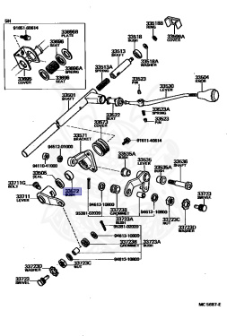 33572-35020 - Toyota - Bush, Control Shaft Lower (for Column Shift ...