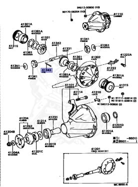 90250-06085 - Toyota - Pin, Straight (for Front Differential Pinion ...