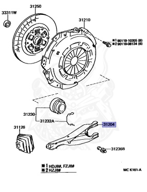 31204-36110 - Toyota - Fork Sub-assy, Clutch Release - Nengun Performance