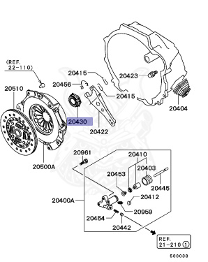 ME602710 - Mitsubishi - Bearing, Clutch Release - Nengun Performance