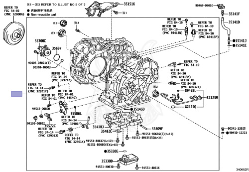 30400-58051 - Toyota - Transaxle Assy, Continuously Variable - Nengun ...