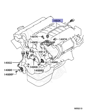MD159216 - Mitsubishi - Sensor, Eng Control Knock - Nengun Performance
