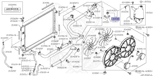 21430-8993A - Nissan - Cap Assembly, Radiator - Nengun Performance