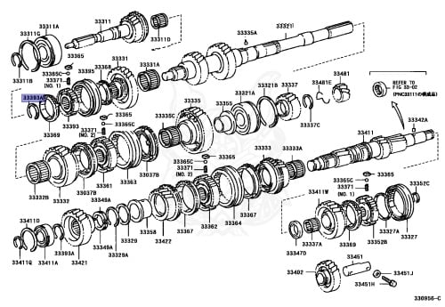 90520-30014 - Toyota - Ring, Shaft Snap (for Clutch Hub Set) - Nengun ...
