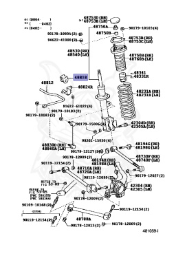 48818-17150 - Toyota - Rear Stabilizer Bush - Nengun Performance