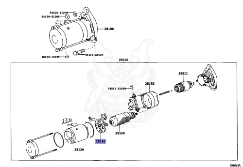 28140-67090 - Toyota - Holder Assy, Starter Brush - Nengun Performance