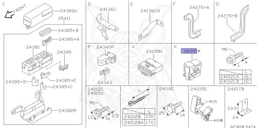 28351-89901 - Nissan - Capacitor, Ignition Coil - Nengun Performance