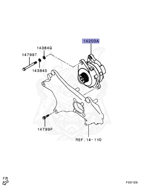 1800A117 - Mitsubishi - Alternator Assy - Nengun Performance