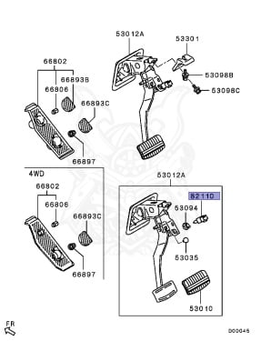 MR228924 - Mitsubishi - Switch, Stop Lamp - Nengun Performance