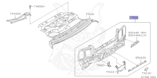 79110-AA030 - Nissan - Upper Rear Panel - Nengun Performance