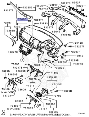 8000A268XA - Mitsubishi - Panel, Instrument - Nengun Performance