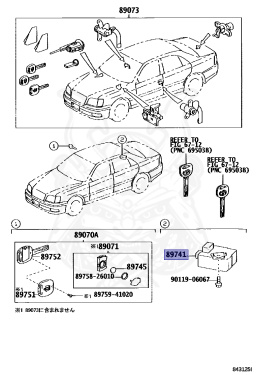 89741-30260 - Toyota - Receiver, Door Control - Nengun Performance