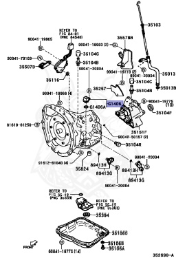 G1406-97201 - Toyota - Connector Sub-assy, Trans Solenoid - Nengun ...