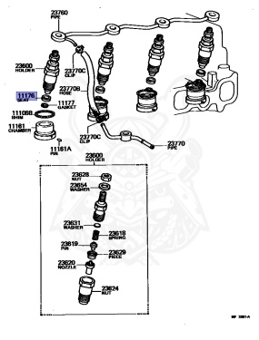 11176-56010 - Toyota - Seat, Injection Nozzle - Nengun Performance