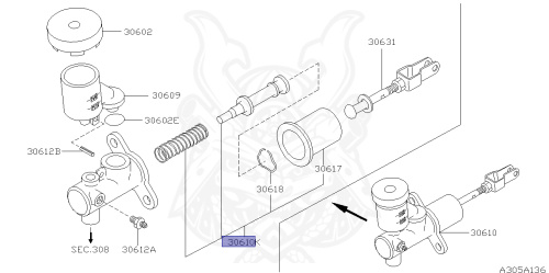 30611-AA025 - Nissan - Piston Kit, Clutch - Nengun Performance