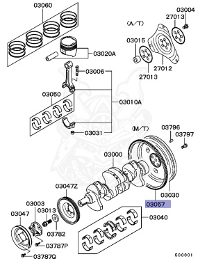 MD030629 - Mitsubishi - RING GEAR,FLYWHEEL - Nengun Performance