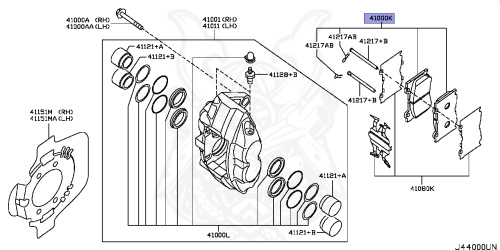 AY040-NS166 - Nissan - Pad Kit, Disc Brake Front - Nengun Performance