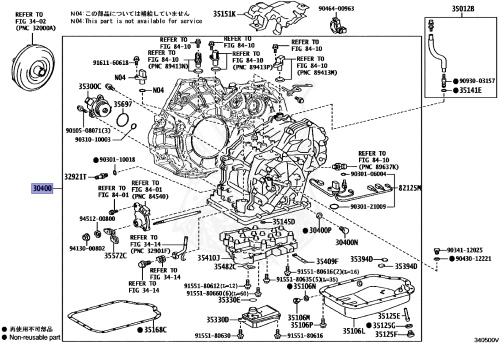 30400-48010 - Toyota - TRANSAXLE ASSY, CONTINUOUSLY VARIABLE - Nengun ...