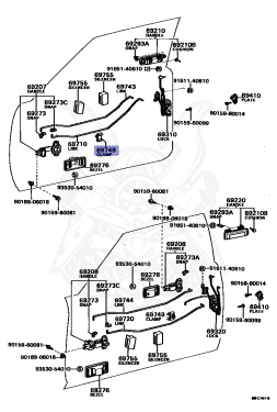 69749-12030 - Toyota - CLAMP - Nengun Performance