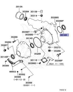 MD745423 - Mitsubishi - Oil Seal, T / F Case - Nengun Performance