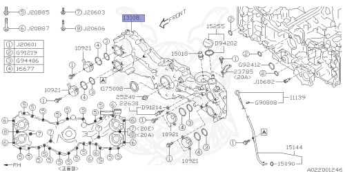 13108AA141 - Subaru - Timing Chain Cover - Nengun Performance