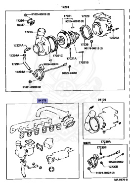 04175 17020 Toyota Gasket Kit Turbocharger Nengun Performance