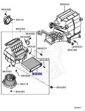 MR500057 - Mitsubishi - AIR REFRESHER ASSY - Nengun Performance