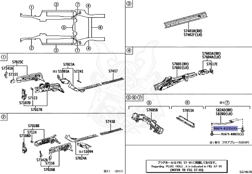 91674-K1235 - Toyota - Bolt (M12x43mm) - Nengun Performance