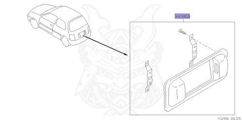K0810-41B00 - Nissan - Floor Back Door - Nengun Performance