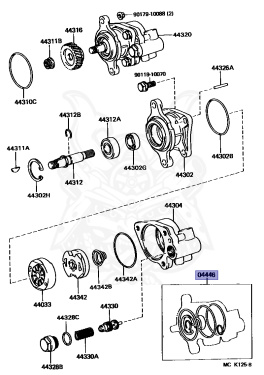 04446-60070 - Toyota - POWER STEERING PUMP GASKET KIT - Nengun Performance