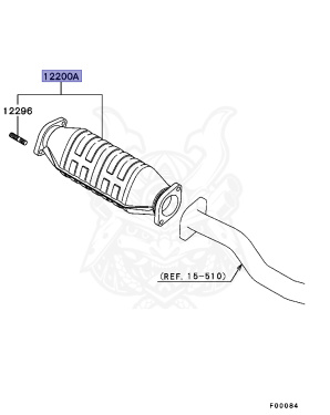 1584A177 - Mitsubishi - CONVERTER ASSY,CATALYTIC - Nengun Performance