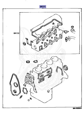 04111-54090 - Toyota - GASKET KIT, ENGINE OVERHAUL - Nengun Performance