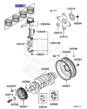 MD313405 - Mitsubishi - Ring Set, Piston - Nengun Performance