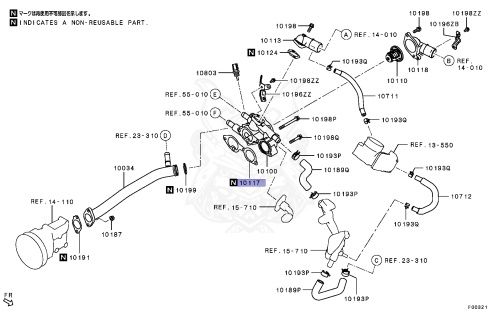 1305A324 - Mitsubishi - GASKET, PAPER - Nengun Performance