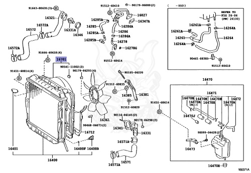 16701-67030 - Toyota - Shroud Sub-assy, Fan - Nengun Performance