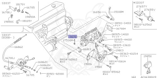 16700-C8700 - Nissan - INJECTION PUMP ASSEMBLY - Nengun Performance
