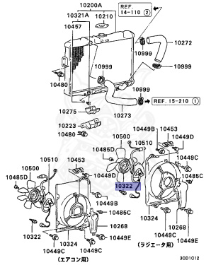 MB435745 - Mitsubishi - SENSOR,RADIATOR WATER TEMPERATURE - Nengun ...