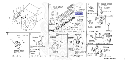 25237-0Y700 - Nissan - Bracket , Relay - Nengun Performance