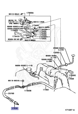 17630-11060 - Toyota - Valve Assy, Air Control - Nengun Performance
