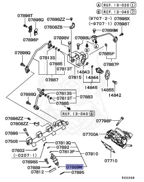 MD359919 - Mitsubishi - WASHER,FUEL INJECTOR - Nengun Performance
