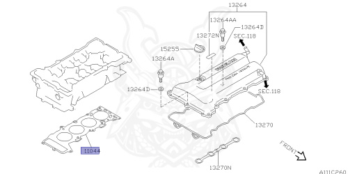 11044-1N500 - Nissan - GASKET, CYLINDER HEAD - Nengun Performance
