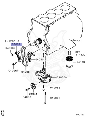 MN183897 - Mitsubishi - GUIDE, BALANCER TIMING CHAIN - Nengun Performance