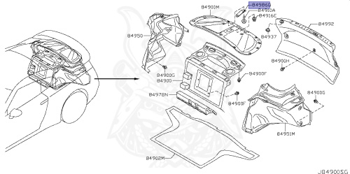 90940-KB50A - Nissan - HANDLE-PULL - Nengun Performance
