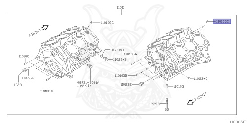 11022-31U01 - Nissan - DOWEL-PIN, CYLINDER BLOCK - Nengun Performance